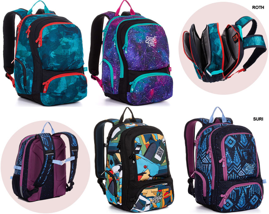 Topgal 2020 - nové modely študentských batohov | Skolske–tasky.sk