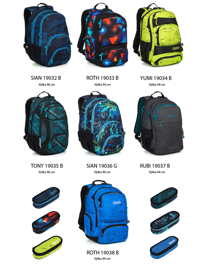 Topgal 2019 v pestrých farbách | Skolske–tasky.sk