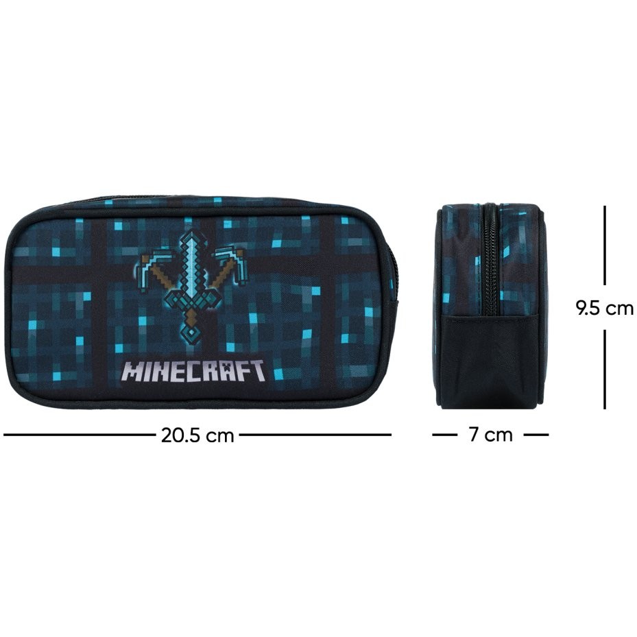 Peračník Minecraft Blue Axe and Sword | Skolske–tasky.sk