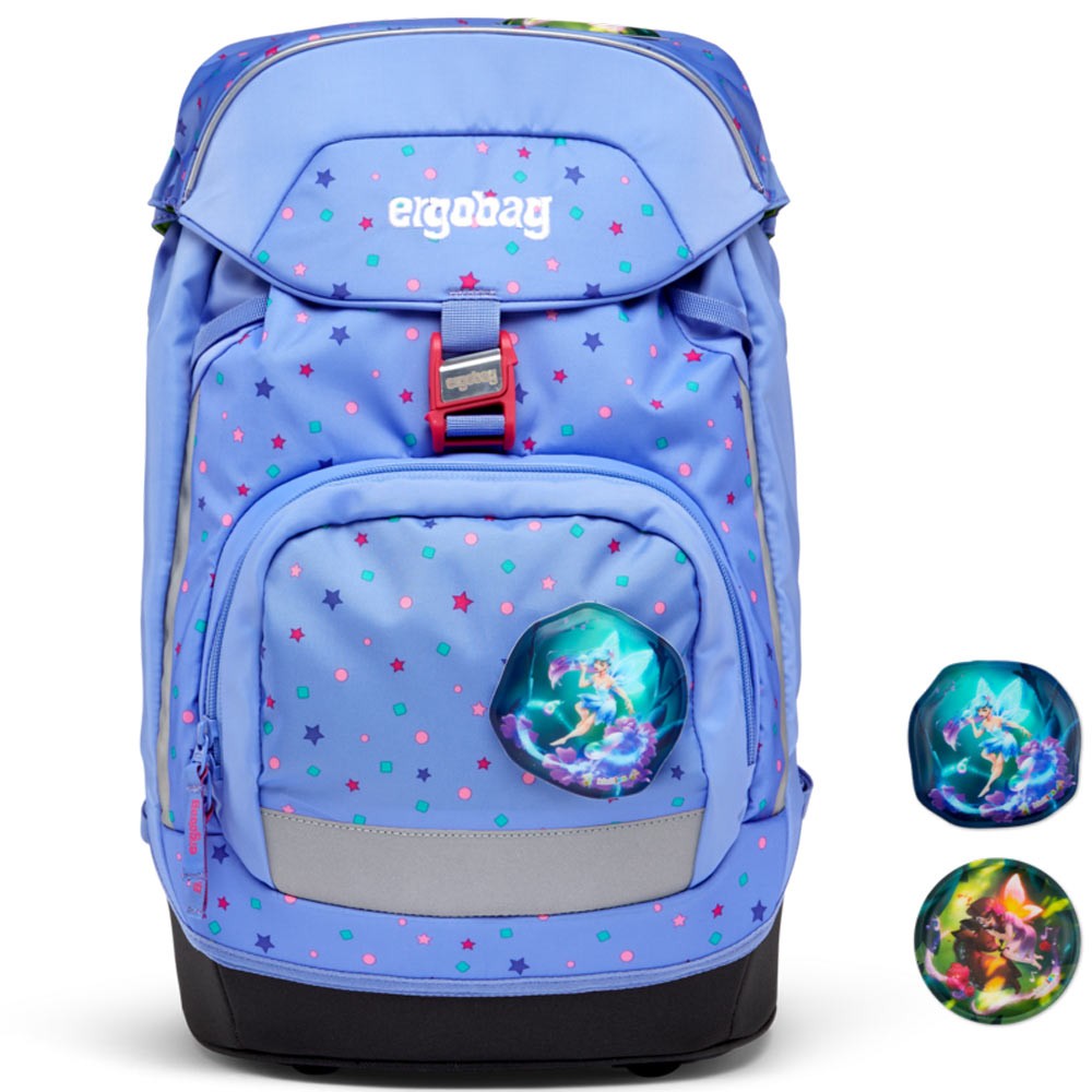 Školský set Ergobag prime Magical Blue 2023 batoh+peračník+dosky ...
