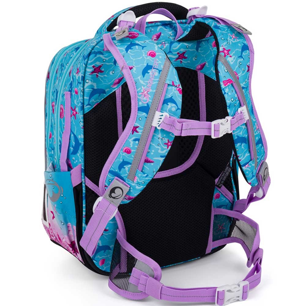 Dievčenský ruksak Bagmaster LUMI 24 A | Skolske–tasky.sk