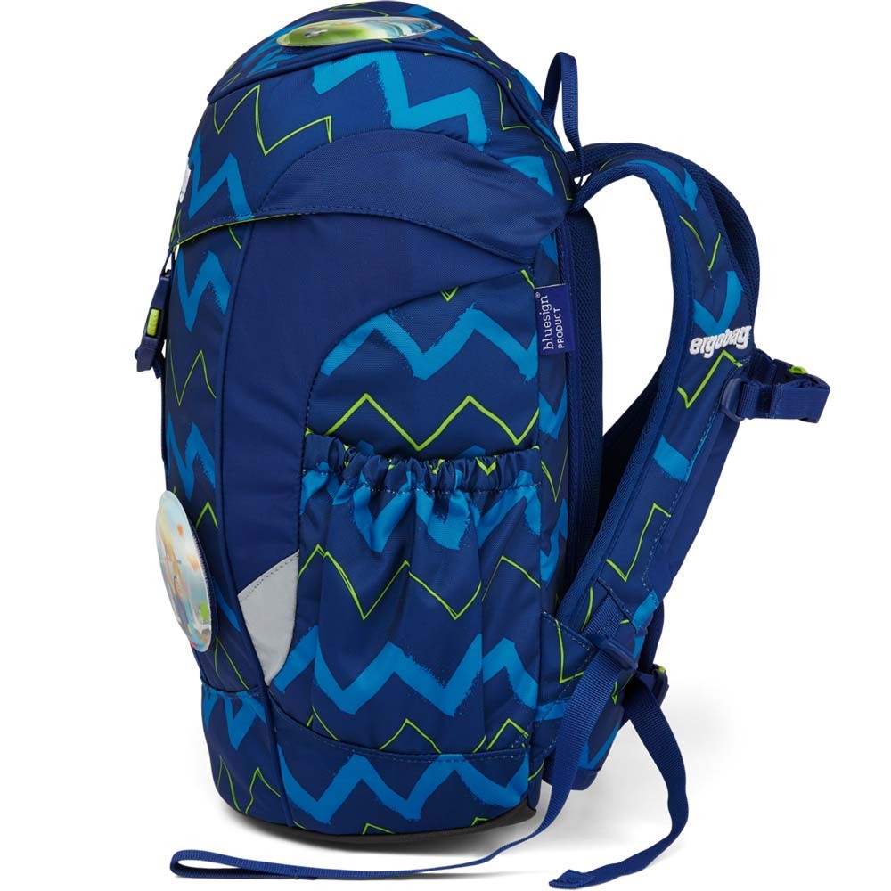 Detský batoh Ergobag mini - Modrý zig zag | Skolske–tasky.sk
