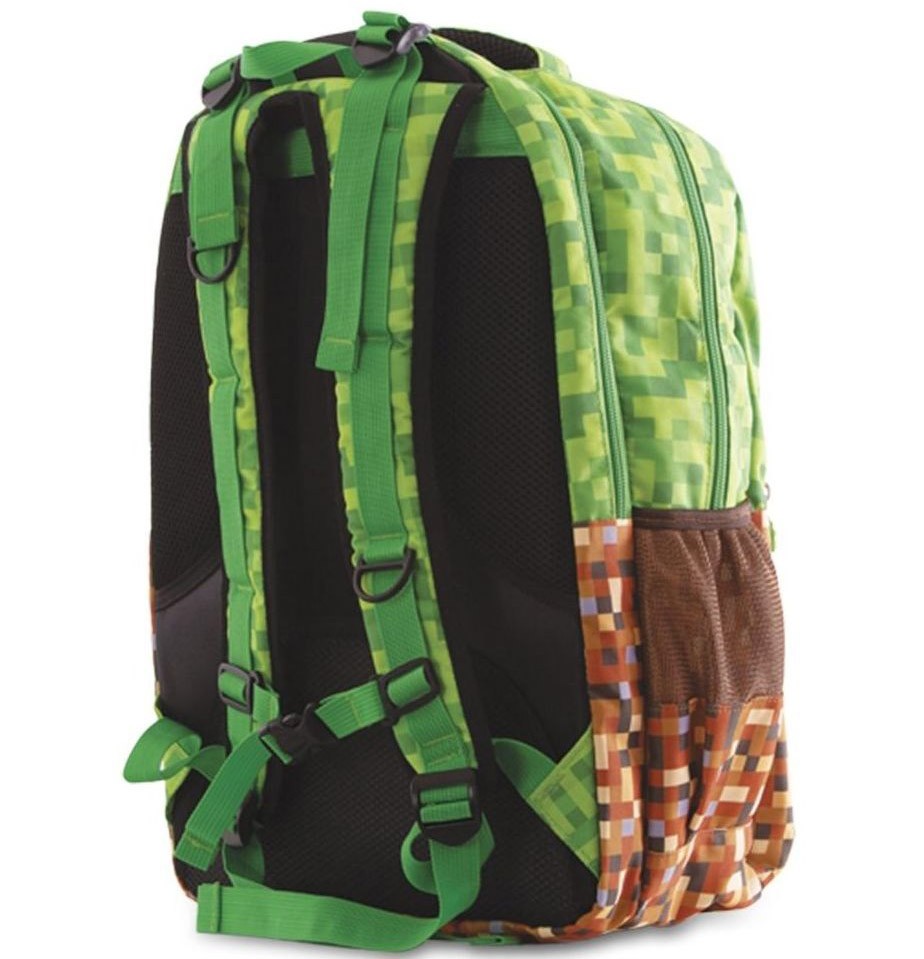 Študentský batoh Pixie Crew PXB-06-83 Minecraft zeleno-hnedý | Skolske–tasky.sk