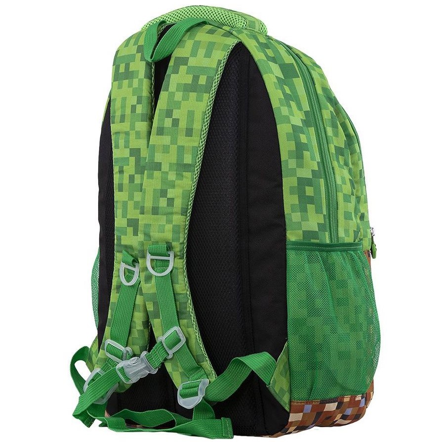 Študentský batoh Pixie Crew PXB-16-95 Minecraft zeleno-hnedý | Skolske–tasky.sk