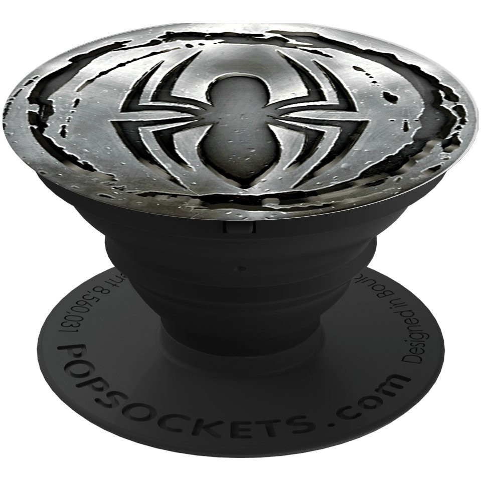 PopSockets Original PopGrip, MARVEL Spider-Man Monochrome | Skolske ...