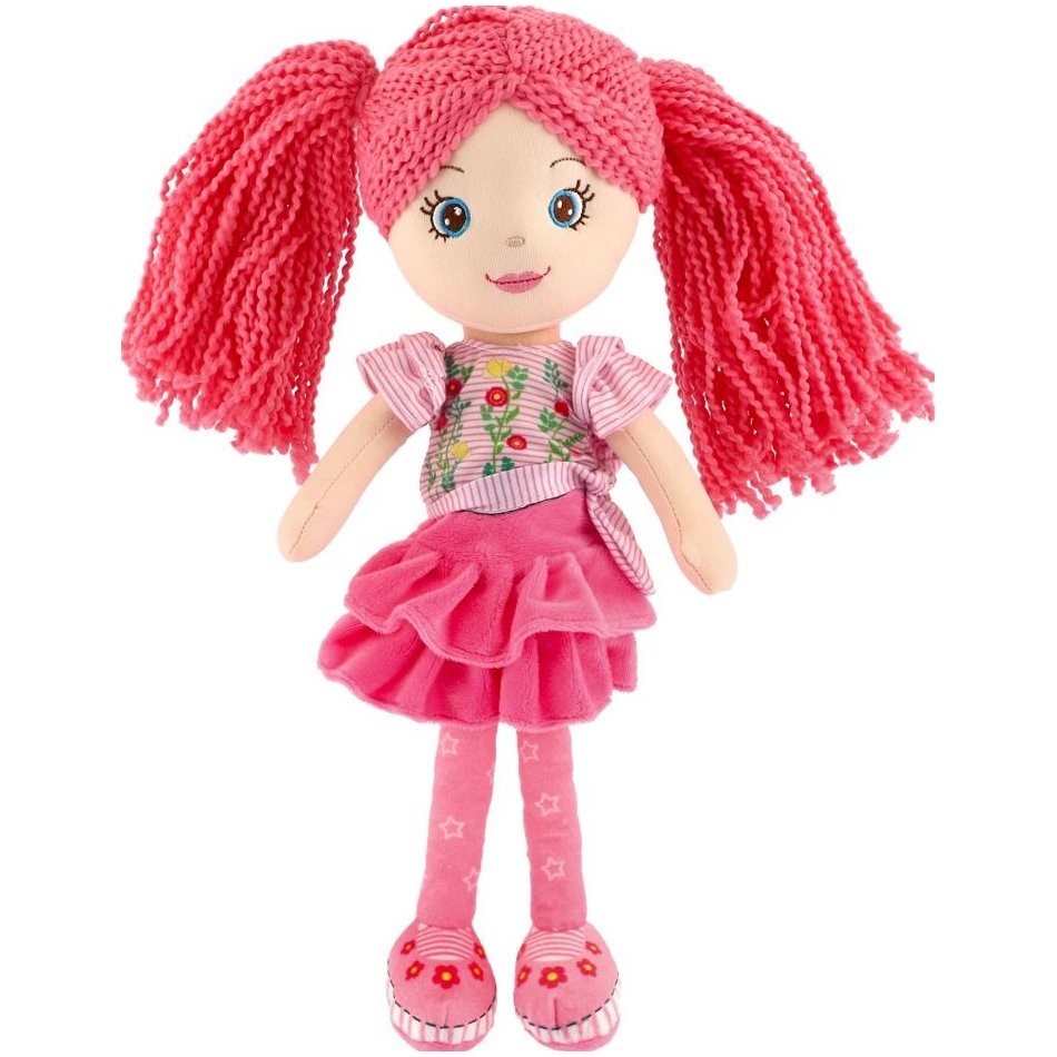 Bábika handrová plyš 35cm 0+ | Skolske–tasky.sk