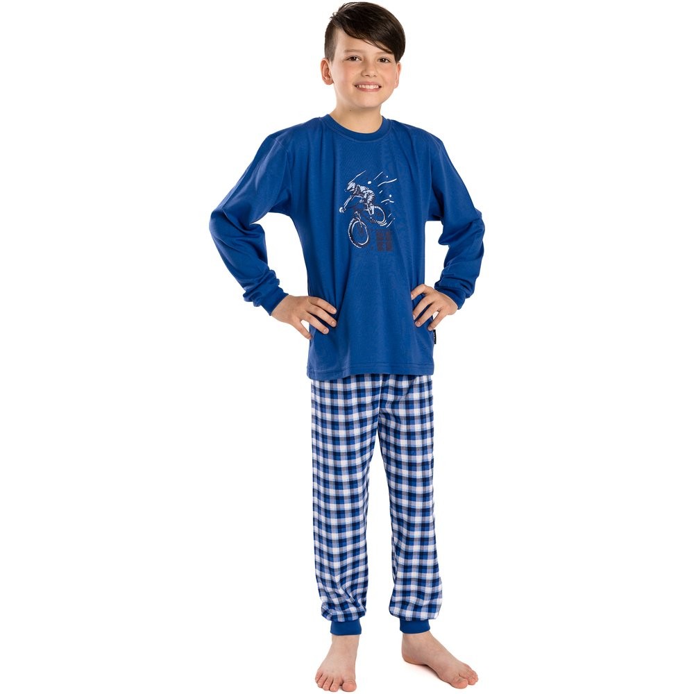 Chlapčenské pyžamo Bettymode HORSKÉ BICYKEL dlhý rukáv | Skolske–tasky.sk