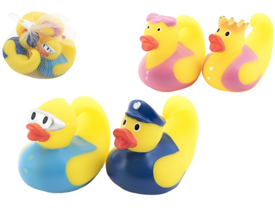 Kačičky do vane plávacie guma 10cm 4ks | Skolske–tasky.sk
