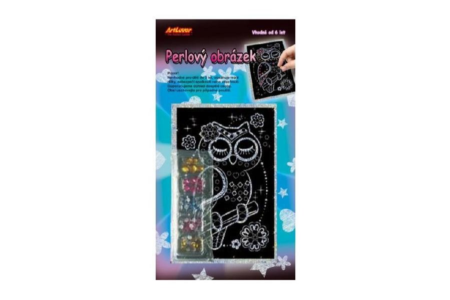 Perlový obrázok 11x22cm | Skolske–tasky.sk