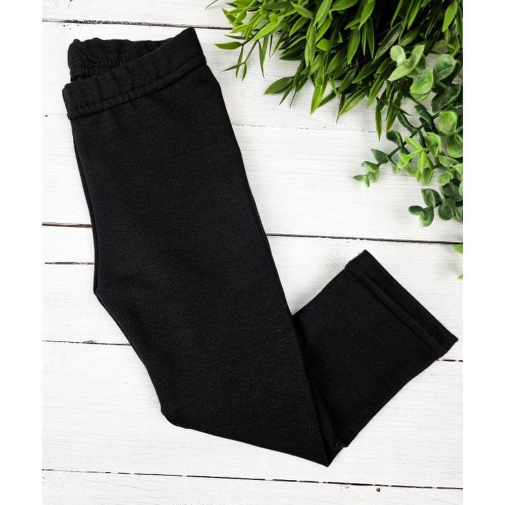 Detské dlhé legíny Black | Skolske–tasky.sk