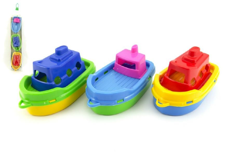 Loď/Lodičky do vody 3ks plast 14cm | Skolske–tasky.sk