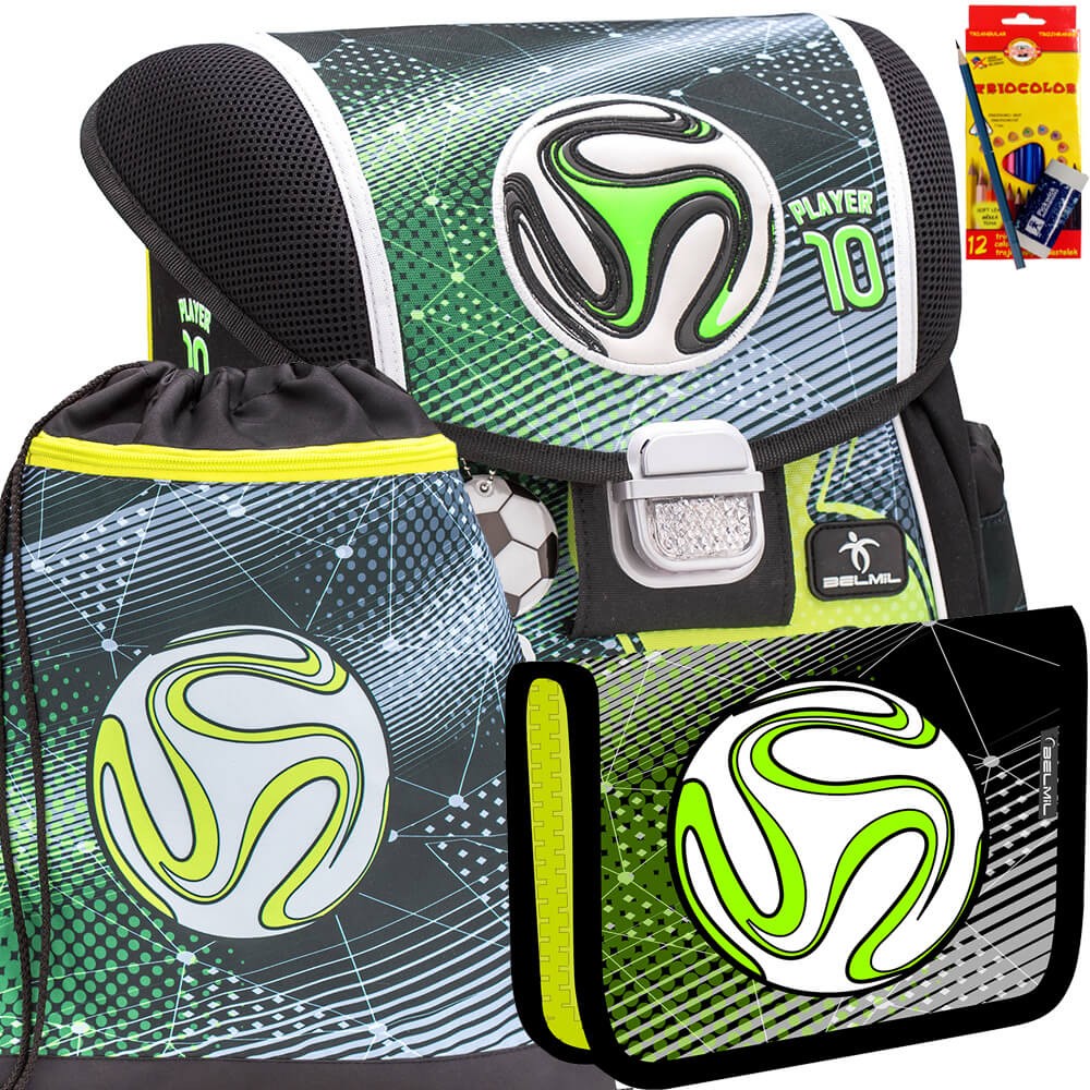 Školský batoh BELMIL 403-13 Football Player - SET | Skolske–tasky.sk