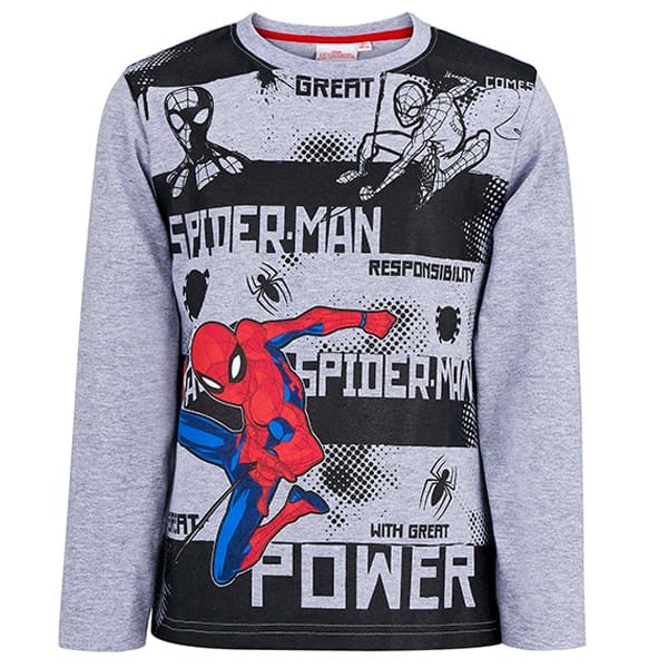 Tričko Spiderman DR sivé | Skolske–tasky.sk