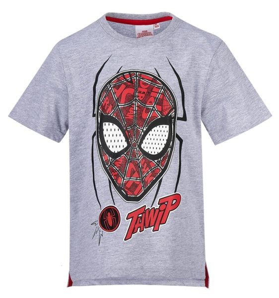 Tričko Spiderman KR šedé | Skolske–tasky.sk