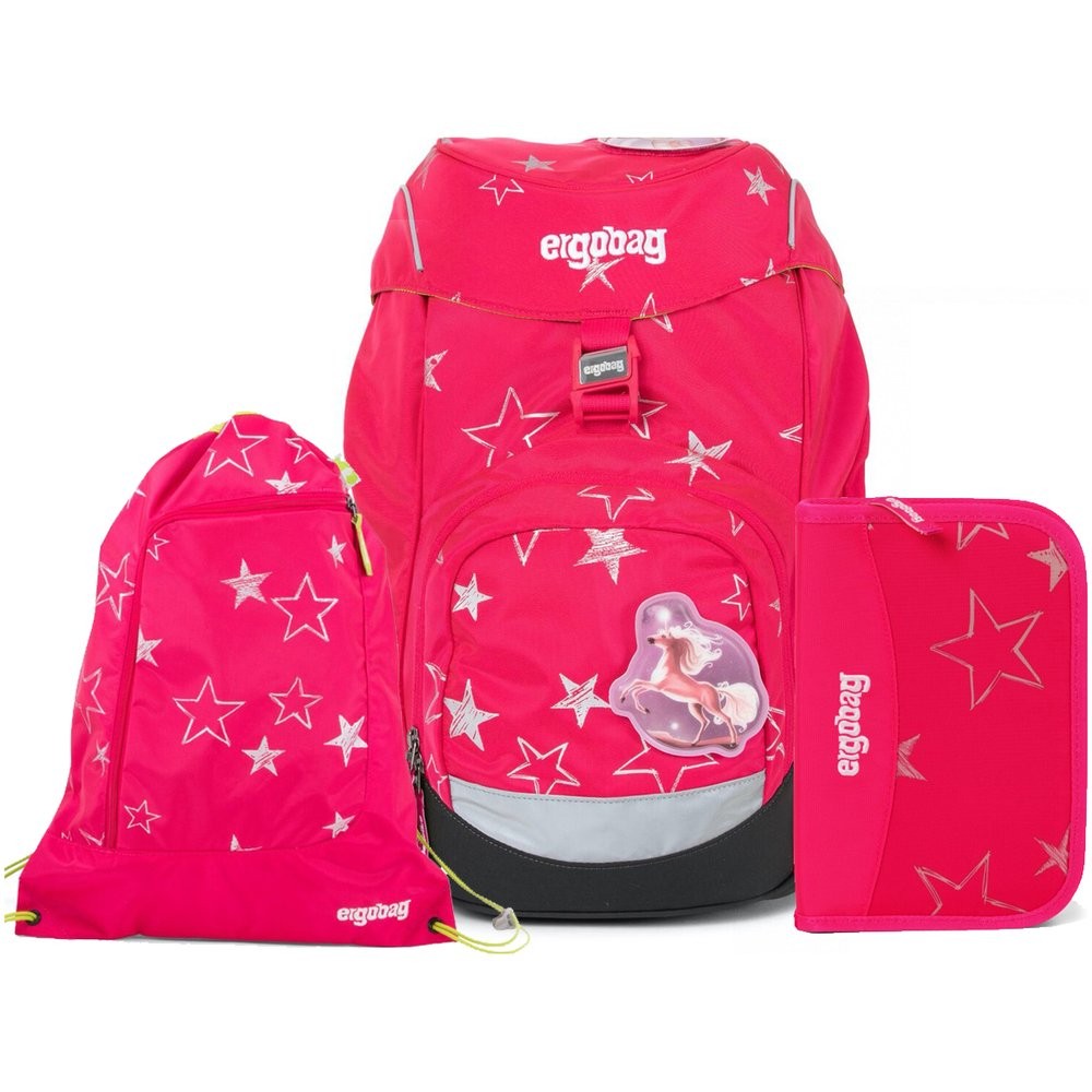 Školský batoh Ergobag prime Ružový 2020 SET | Skolske–tasky.sk