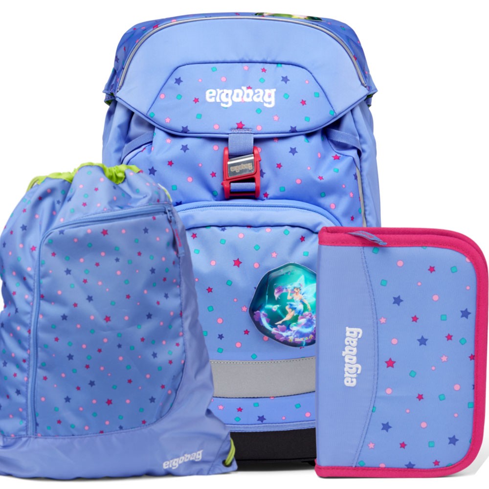 Školská taška Ergobag prime Magical Blue 2023 SET | Skolske–tasky.sk