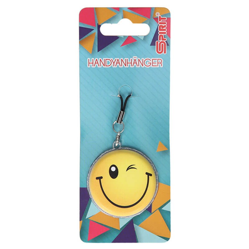 Prívesok na kľúče/mobil Smiley | Skolske–tasky.sk