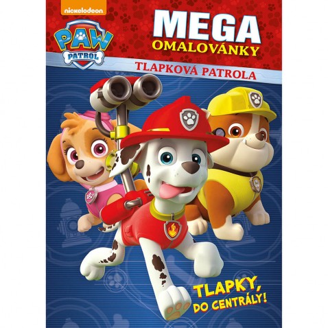 Megaomaľovánky Tlapková patrola - Tlapky, do centrály! | Skolske–tasky.sk